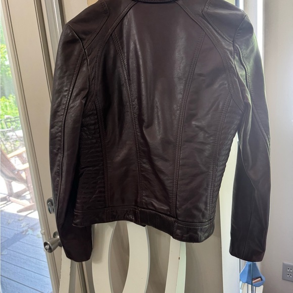 Vintage | Jackets & Coats | Vintage Brown Lightweight Leather Jacket ...